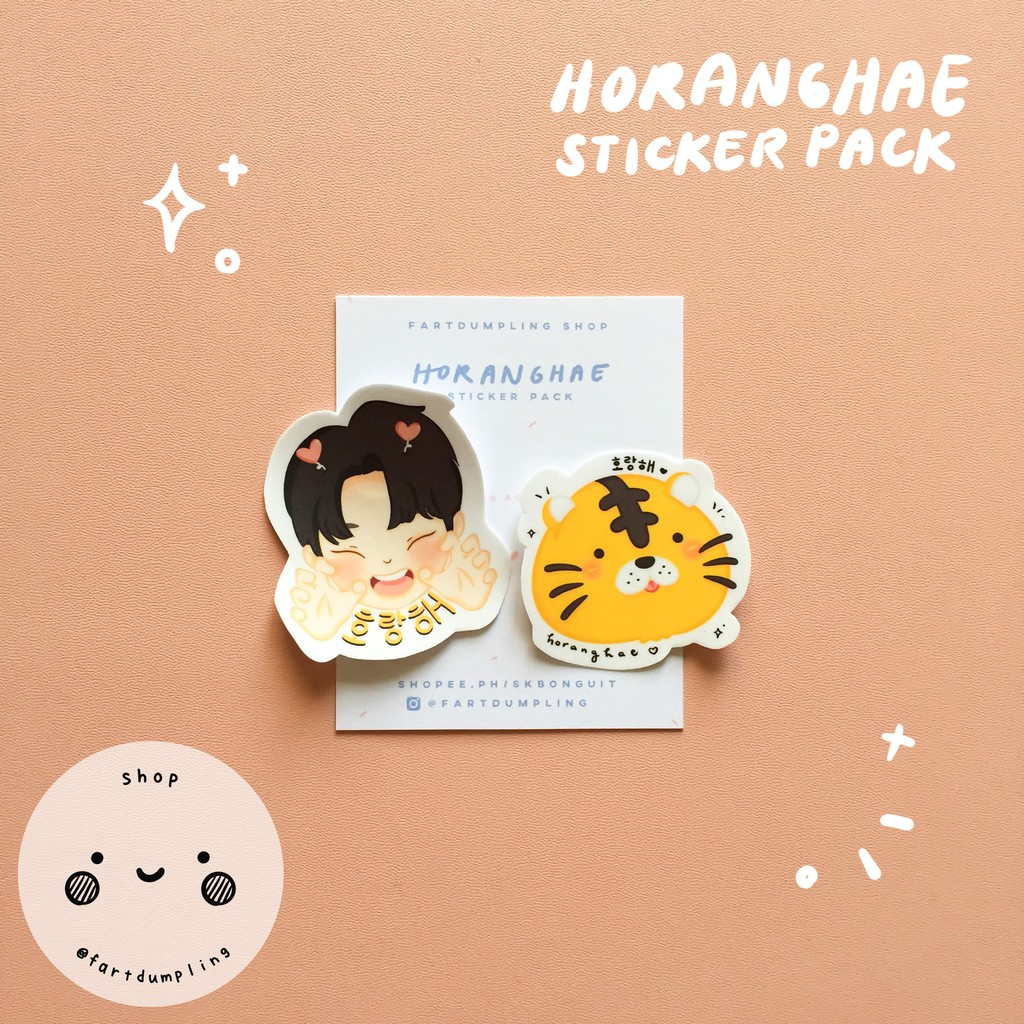 SEVENTEEN Hoshi Horanghae KPOP sticker pack (2 pcs) | Shopee Philippines