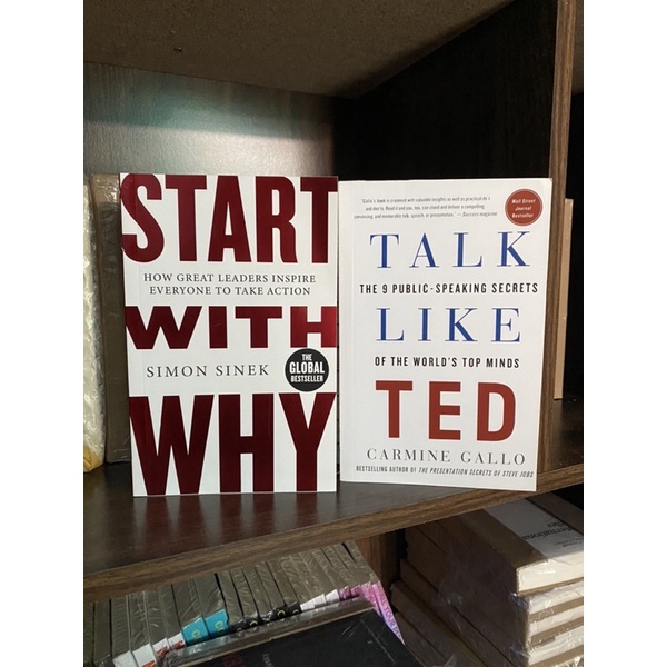 Start With Why Talk Like Ted Book Bundle Original Shopee Philippines