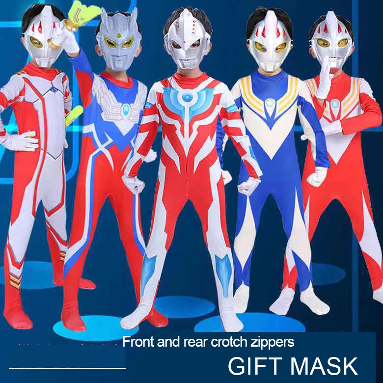 Congme Ultraman Costume for Kids, Superhero Costume for Boy Girl, Diga ...