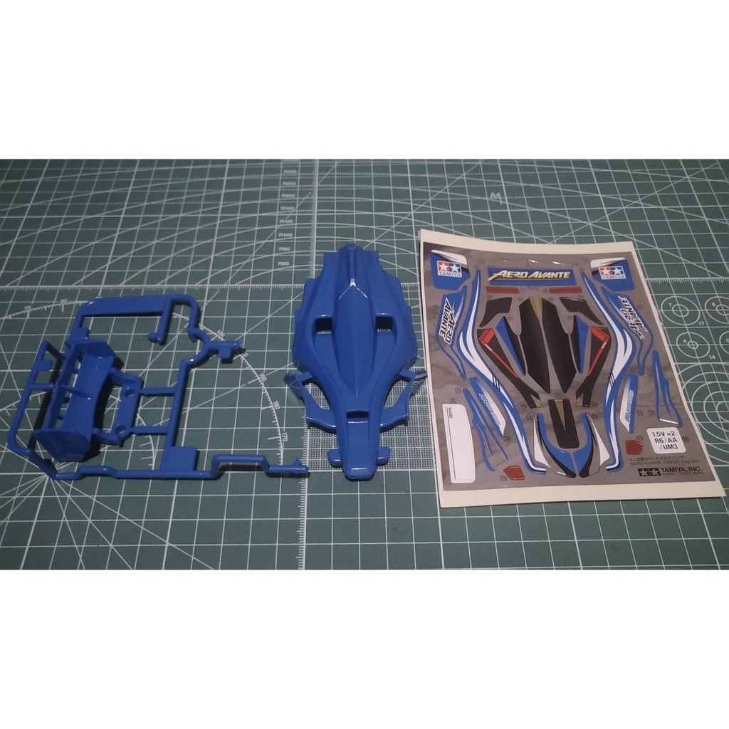 Tamiya Aero Avante Cowl with Sticker | Shopee Philippines