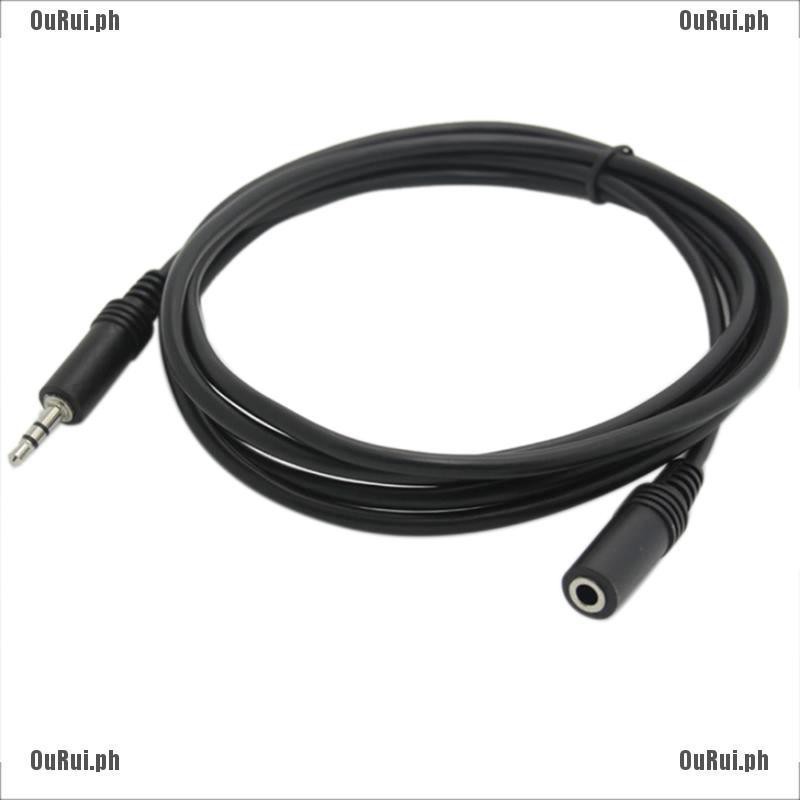 HS 3.5mm Male to Female Extension Cable Headset Audio Jack Extender ...