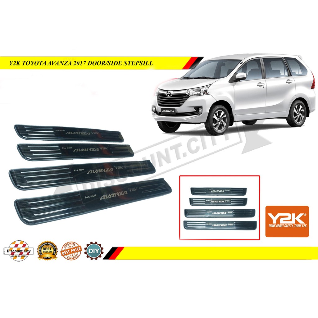 Y2K TOYOTA AVANZA 2017 DOOR/SIDE STEPSILL / RUNNING BOARDS 3D | Shopee ...