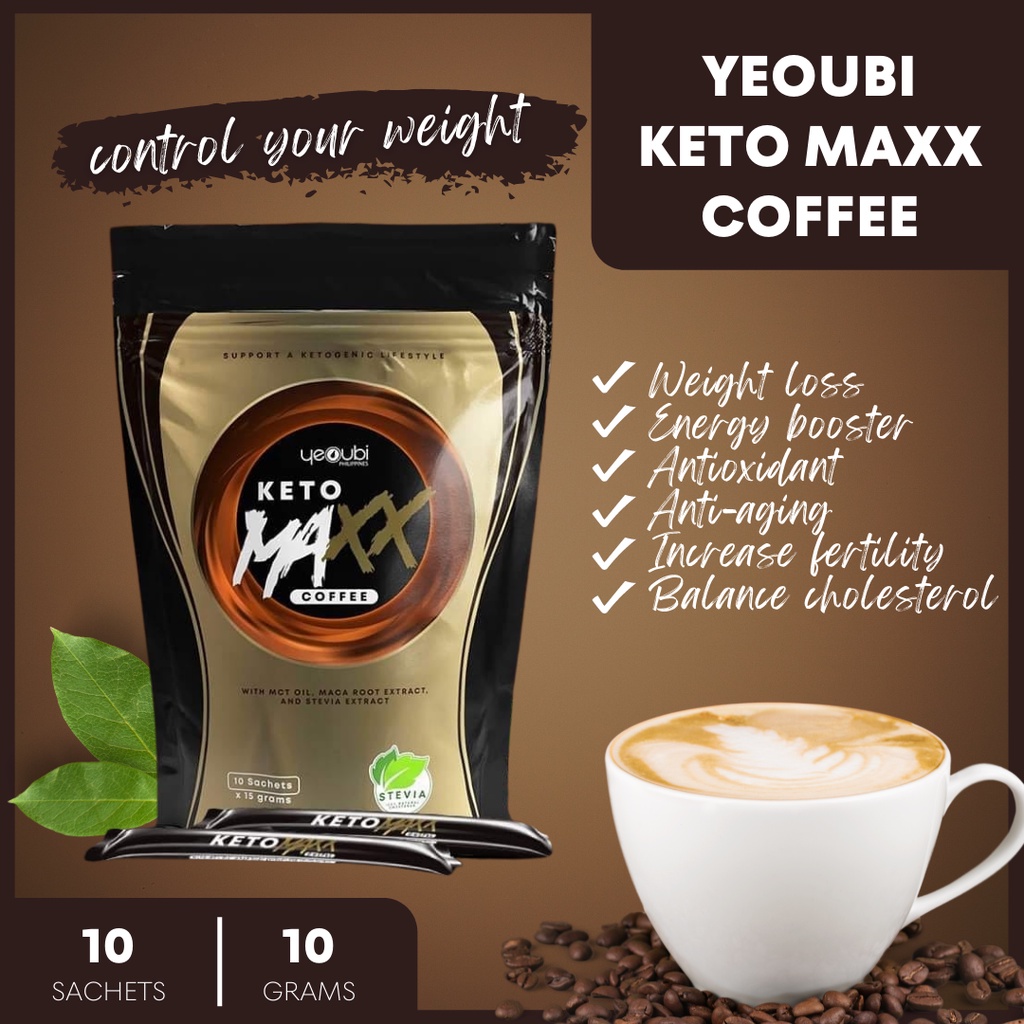 Keto Maxx Coffee Yeoubi with MCT Oil, Maca Root Extract & Stevia ...