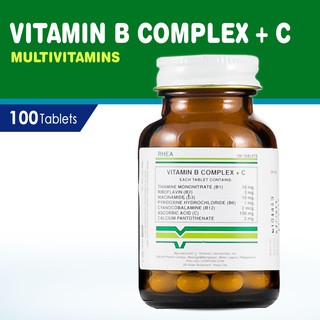 RHEA Vitamin B Complex 100 Tablets | Shopee Philippines