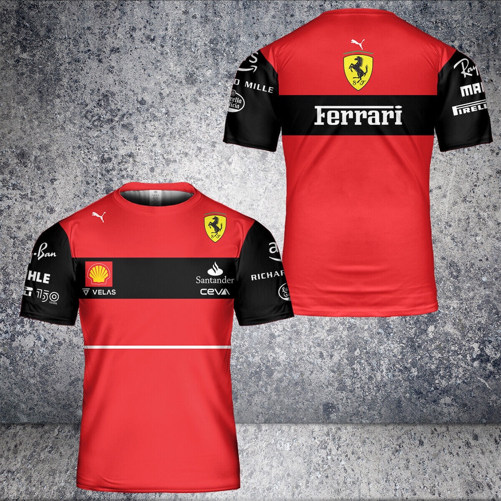 Formula 1 Scuderia Ferrari F1 Leclerc 2022 Gift For Men's T-Shirt Size ...
