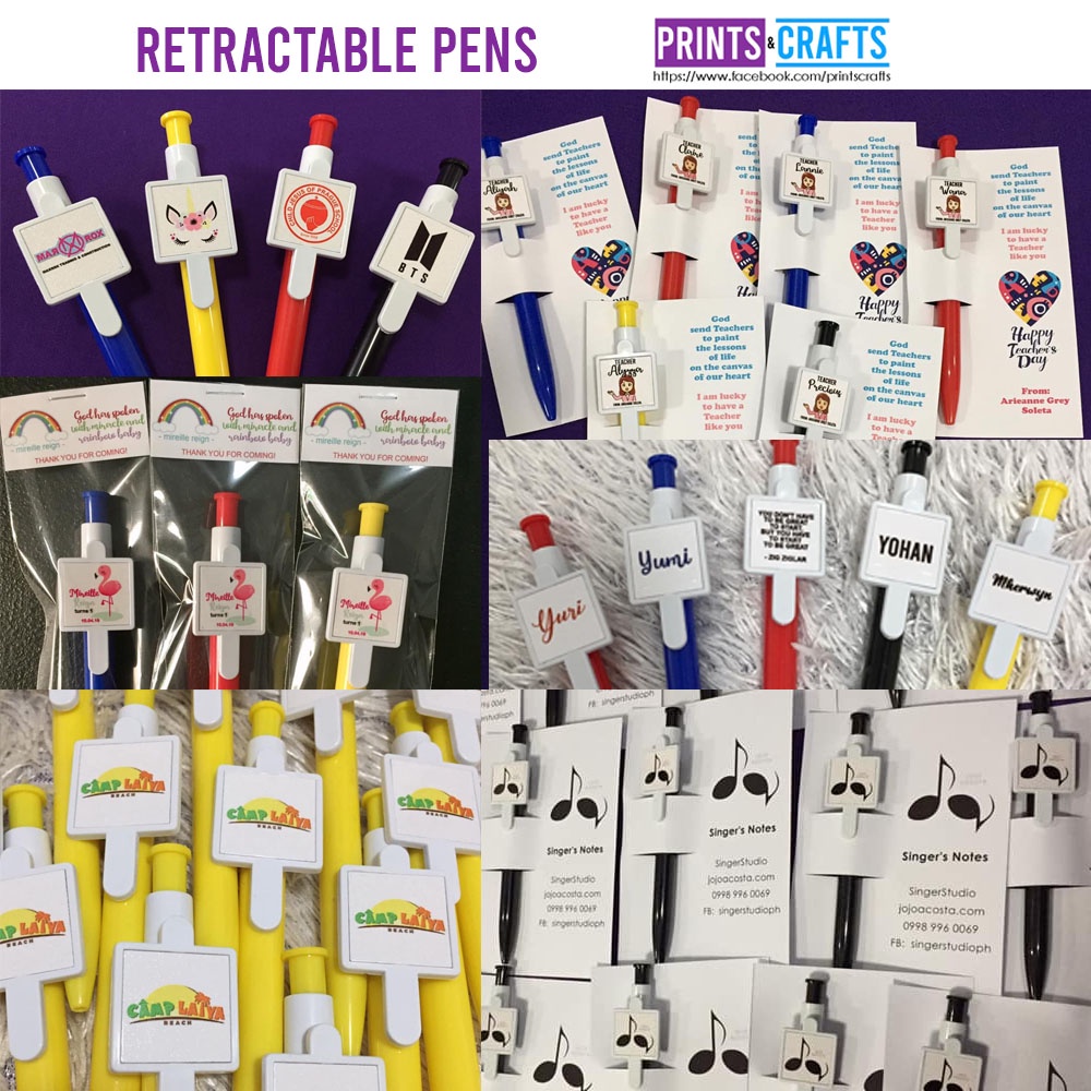 Personalized Retractable Pens | Shopee Philippines