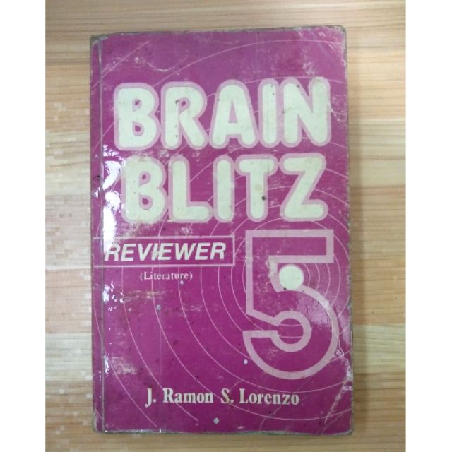 Brain Blitz Reviewer (Literature) 5 by J. Ramon S. Lorenzo | Shopee ...
