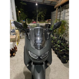 NMAX 2020 2021 V2 VISOR Side MIRROR BRACKET SET w CLEAR SMOKE ...