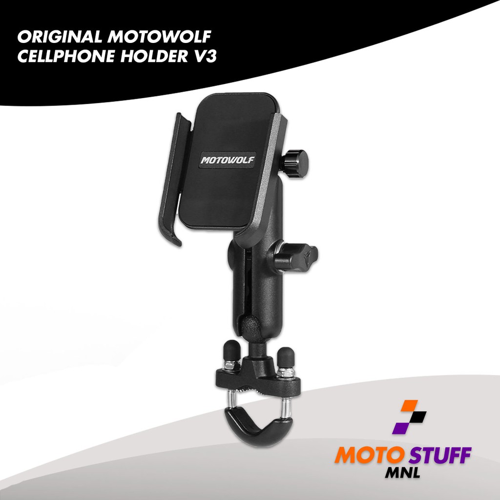 Original Motowolf Cellphone Holder V3 for Motorcycle | Shopee Philippines
