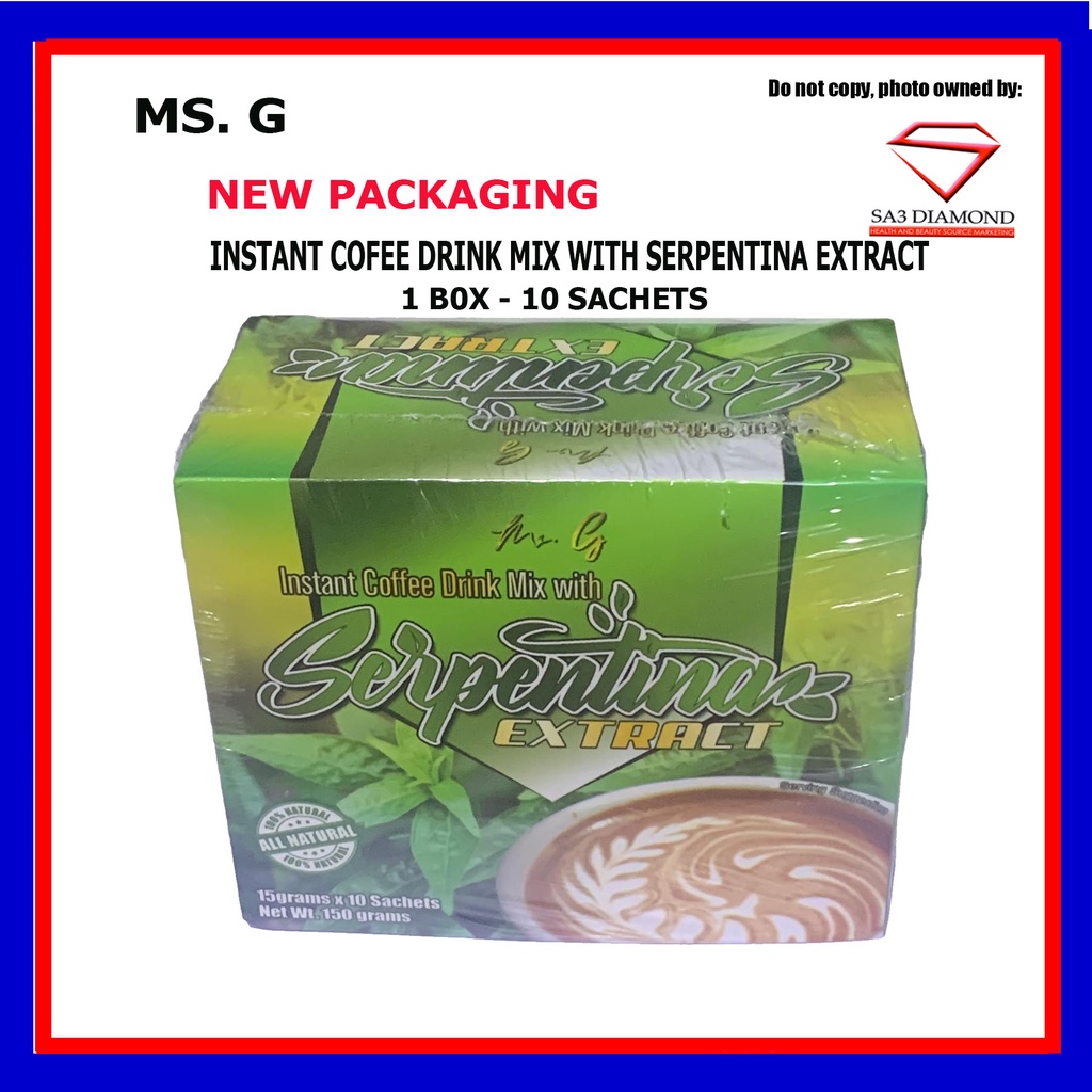 SERPENTINA INSTANT COFFEE DRINK MIX BY:MS.G (FDA) | Shopee Philippines