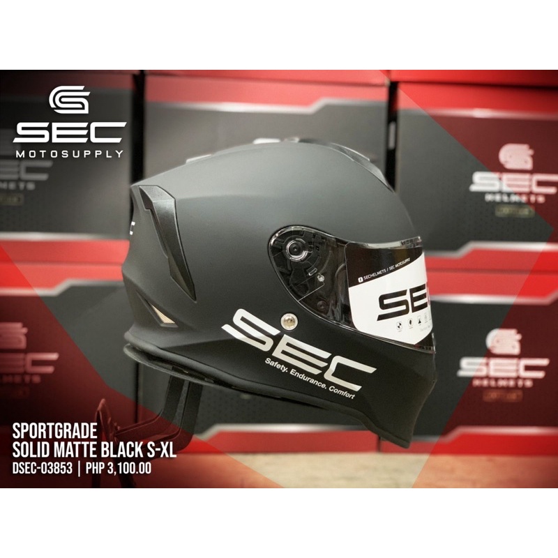 sec sportgrade fullface helmet | Shopee Philippines