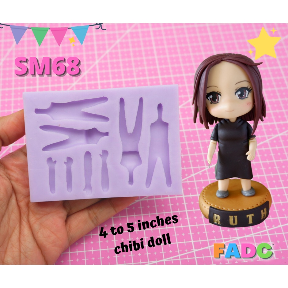 SM68 Chibi Male Molder Female Molder Chibi Mold | Shopee Philippines