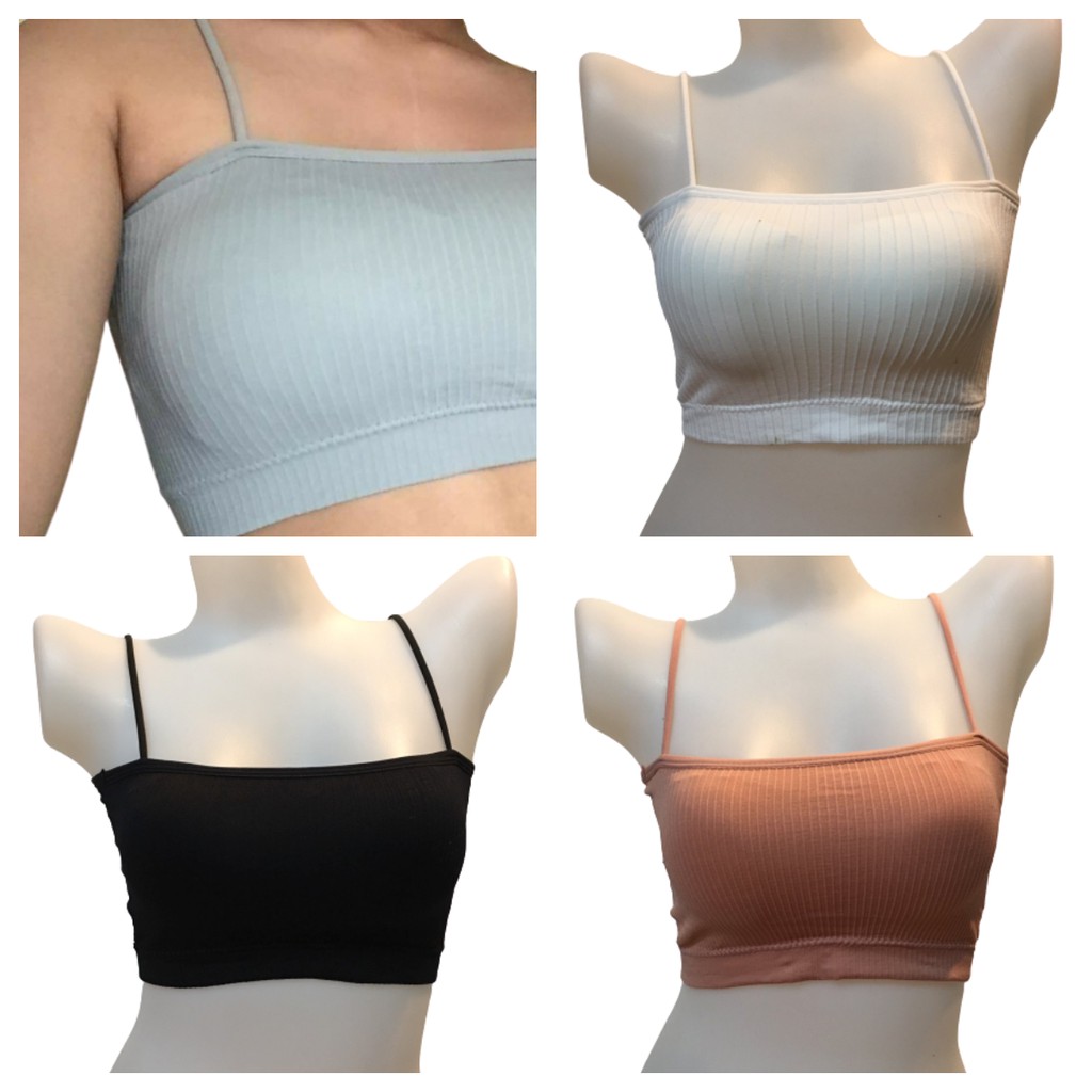 Women's High Quality Tube Tank Top Bralette | Shopee Philippines