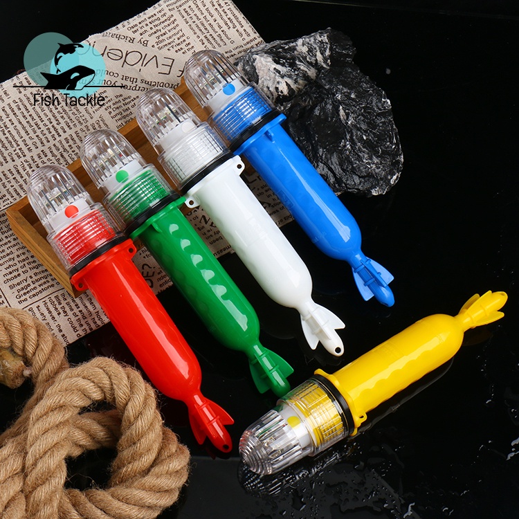 Torpedo Blinker Fishing Light, Waterproof Marine Signal Light, LED Net ...