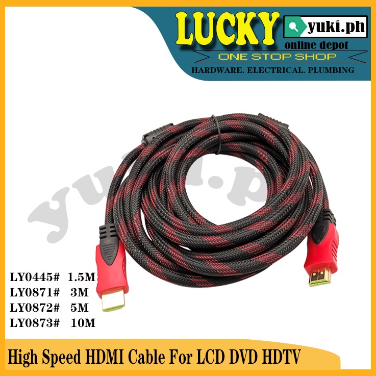HIGH SPEED HDMI CABLE FOR LCD, DVD , HDTV ( 1.5M / 3M/ 5M / 10M ...