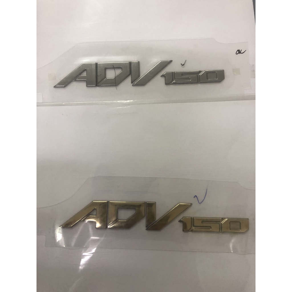 Honda Genuine Sticker Emblem ADV150 SOLD PER PIECE | Shopee Philippines