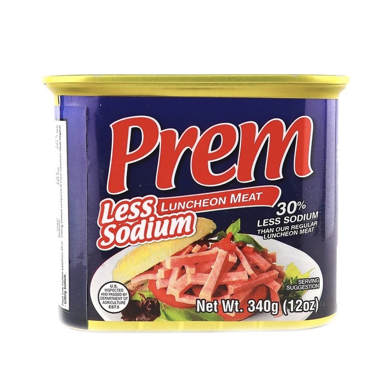 Prem Less Sodium Luncheon Meat 340g | Shopee Philippines