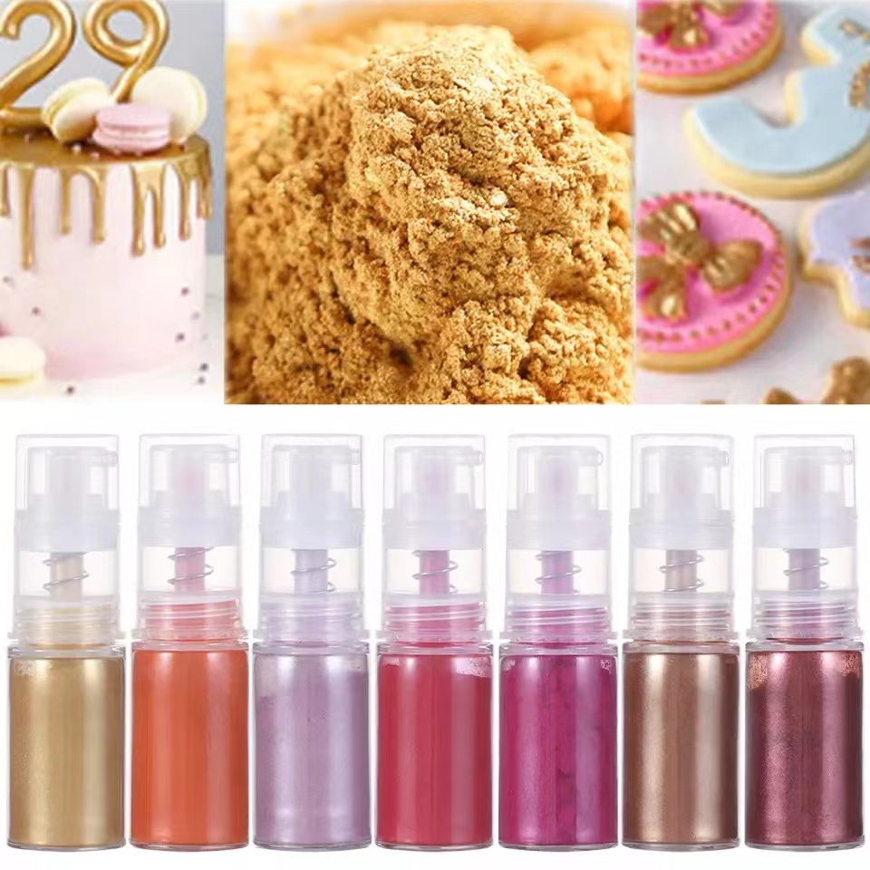 1Bottle Edible Glitter Food Color Powder for Fondant Macaron Cake ...