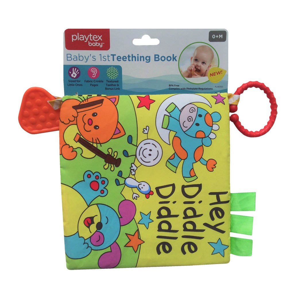 Playtex Baby's 1st Teething Book - Hey Diddle Diddle | Shopee Philippines