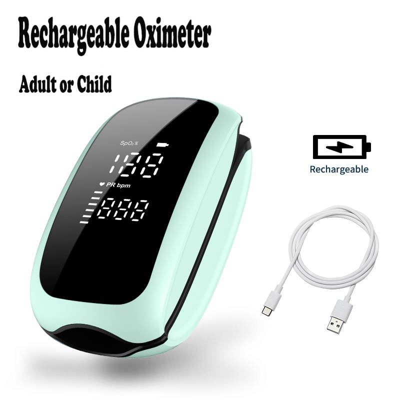 Original Finger Pulse Oximeter for Family USB Rechargeable OLED ...