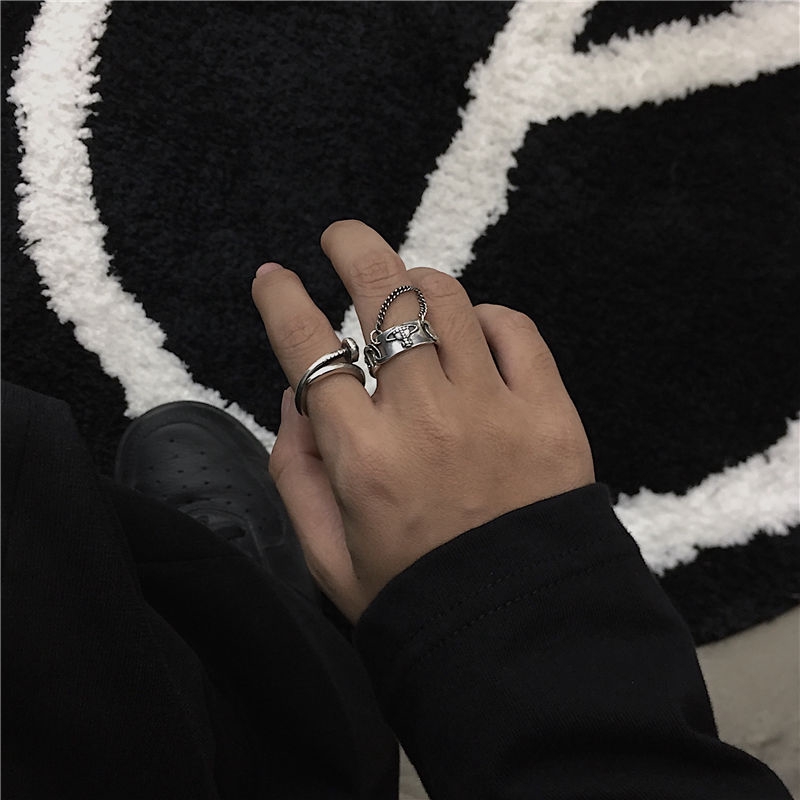 Ring fashion Harajuku style Chain Ring | Shopee Philippines