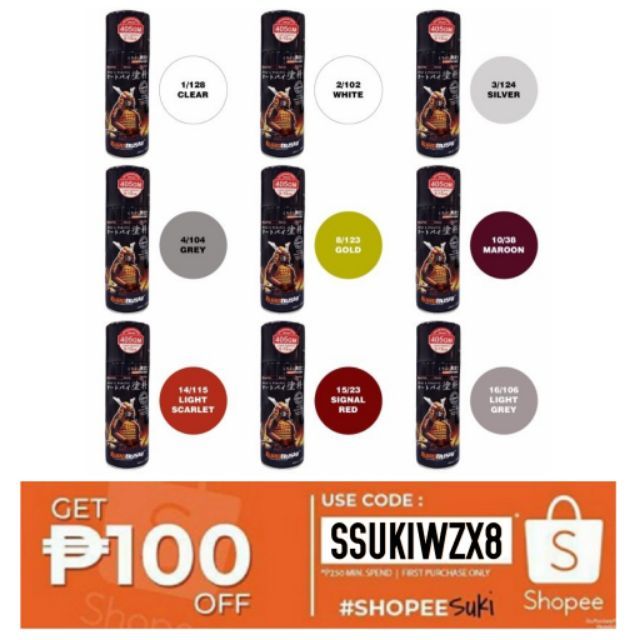 Samurai Paints (Standard Colors) | Shopee Philippines