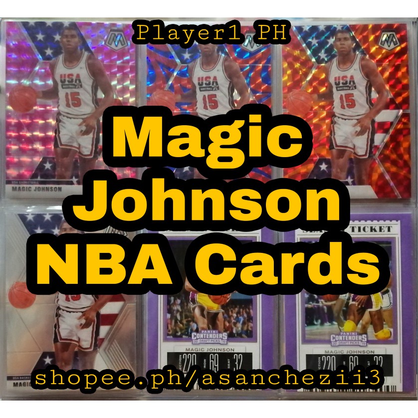 Magic Johnson NBA Card | Check Variation | Instant Collection | Restock ...