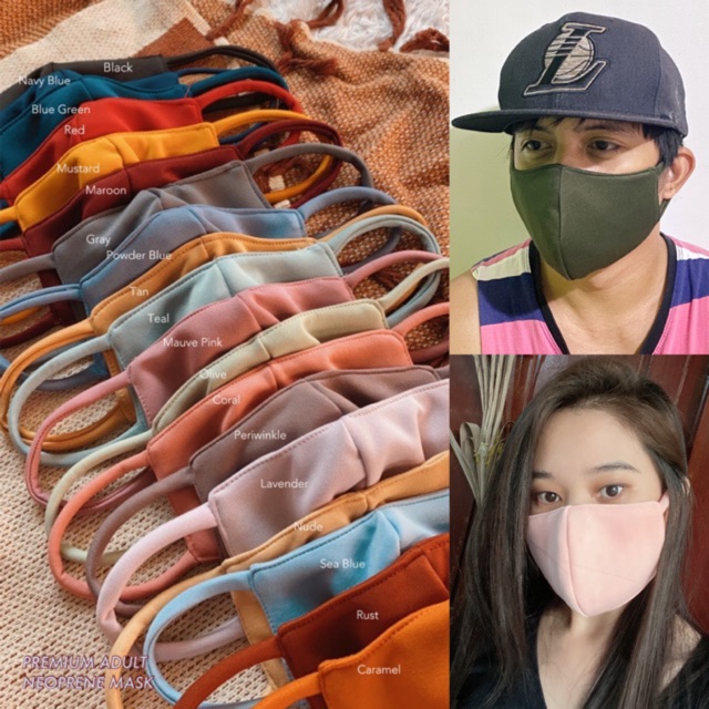 Washable face mask Thick fabric | Shopee Philippines