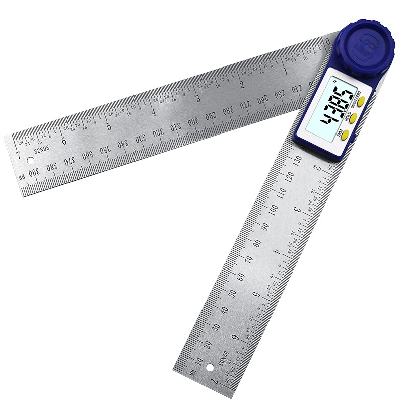 Digital Protractor 200mm 7 Inch Digital Angle Finder Protractor Ruler ...