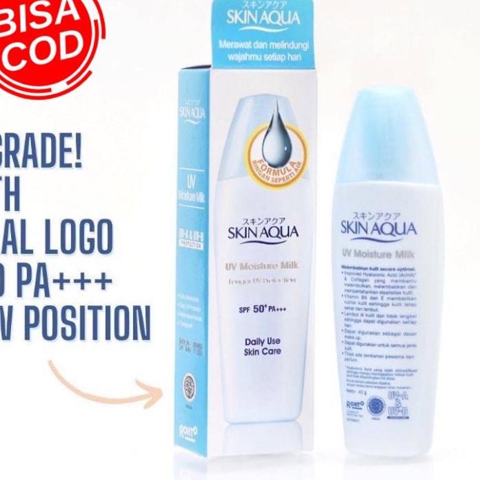 Aqua uv sunscreen skin spf 50 + pa + + + moisture milk 40gr | BeeCost