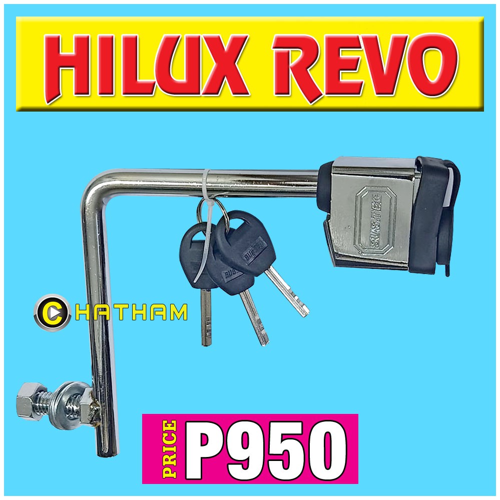 Spare Tire Lock with Key for Toyota Hilux Revo ( Sustec ) | Shopee ...