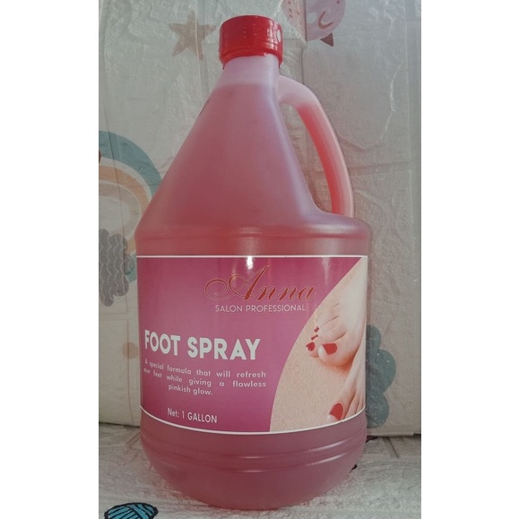 1 GALLON FOOT BLUSH/ FOOT SPRAY PINKISH GLOW FOOT | Shopee Philippines