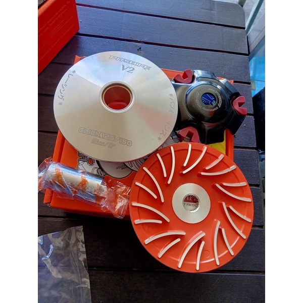 Pitsbike Racing Pulley set Version 2 V2 Click125 Click150 ADV PCX 118mm ...