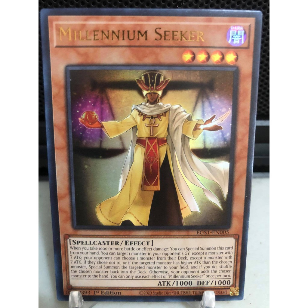 Millennium Seeker - EGS1-EN005 - Ultra Rare 1st Edition | Shopee Philippines