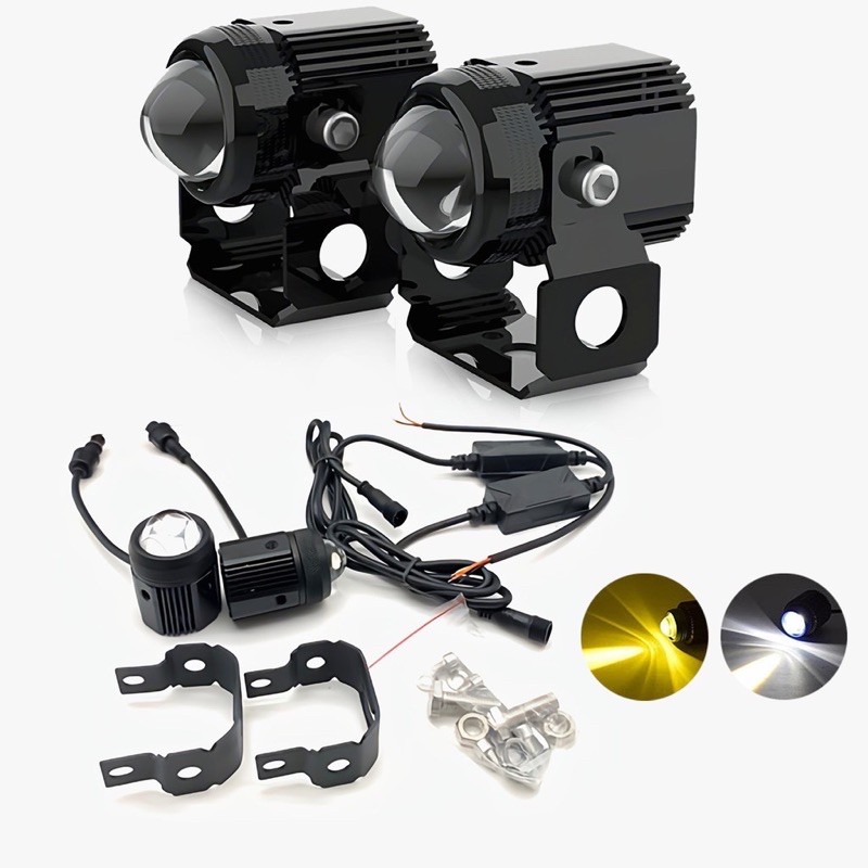 Mini Driving Light White+Yellow 1pair Universal V1 High Quality presyo ₱430