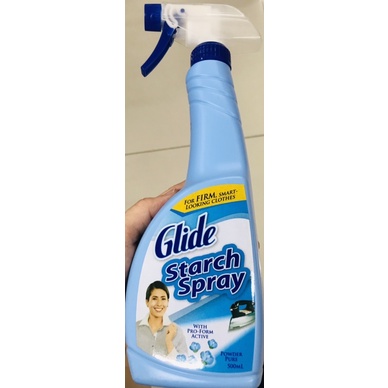 500mL Glide Starch Spray Ironing Aid Powder Pure | Shopee Philippines