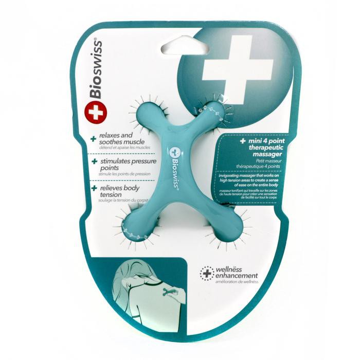 BIOSWISS Wellness Mini 4 Point Therapeutic Massage (RELIEVES MUSCLE ...