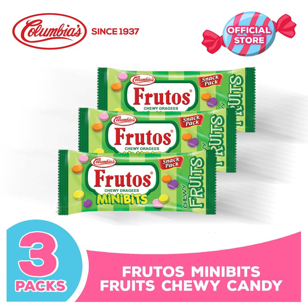 Columbia Candies: Frutos Fruits minibits snack pack 3 pcs. | Shopee ...