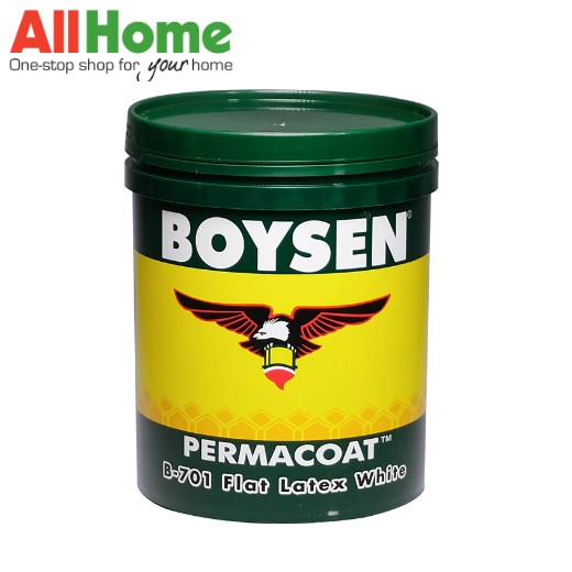 Boysen BS 701 Permacoat Flat Latex White 4L | Shopee Philippines