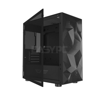 Dark Flash DLM21 Mesh Mid Tower Gaming PC Case, Lowpoly panel design ...