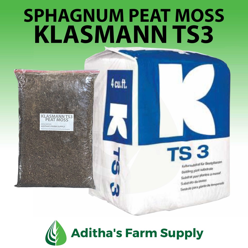 Klasmann TS3 Sphagnum Peat Moss/Substrate - 500 grams | Shopee Philippines