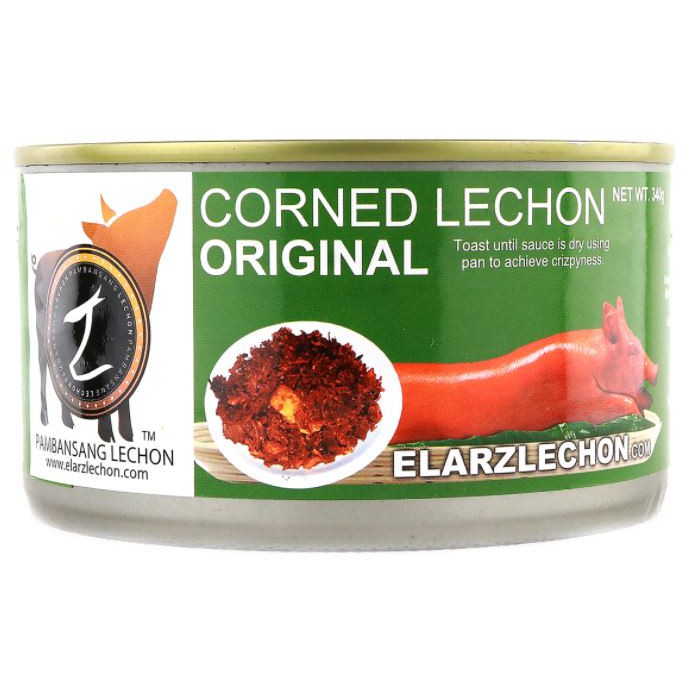 Elarz Lechon Corned Lechon Original 340 g | Shopee Philippines