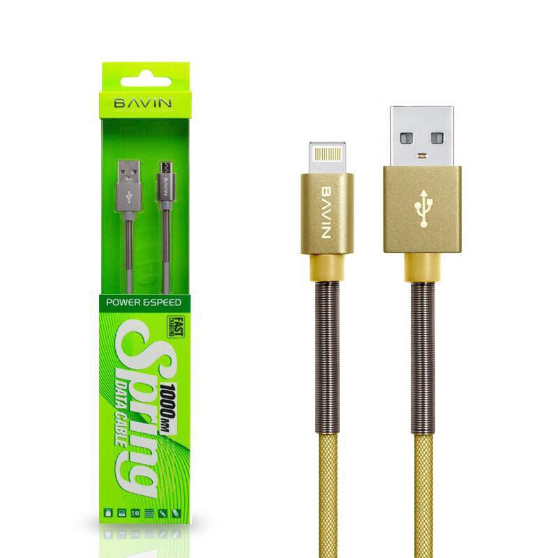 COD Bavin Spring Data USB Cable for IOS and Android | Shopee Philippines