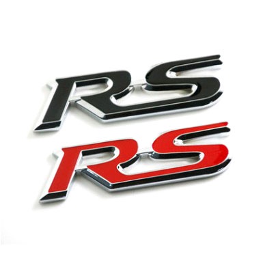 Car 3D Metal RS Emblem RS Grille Badge Sticker Car Styling Fit for K2 ...