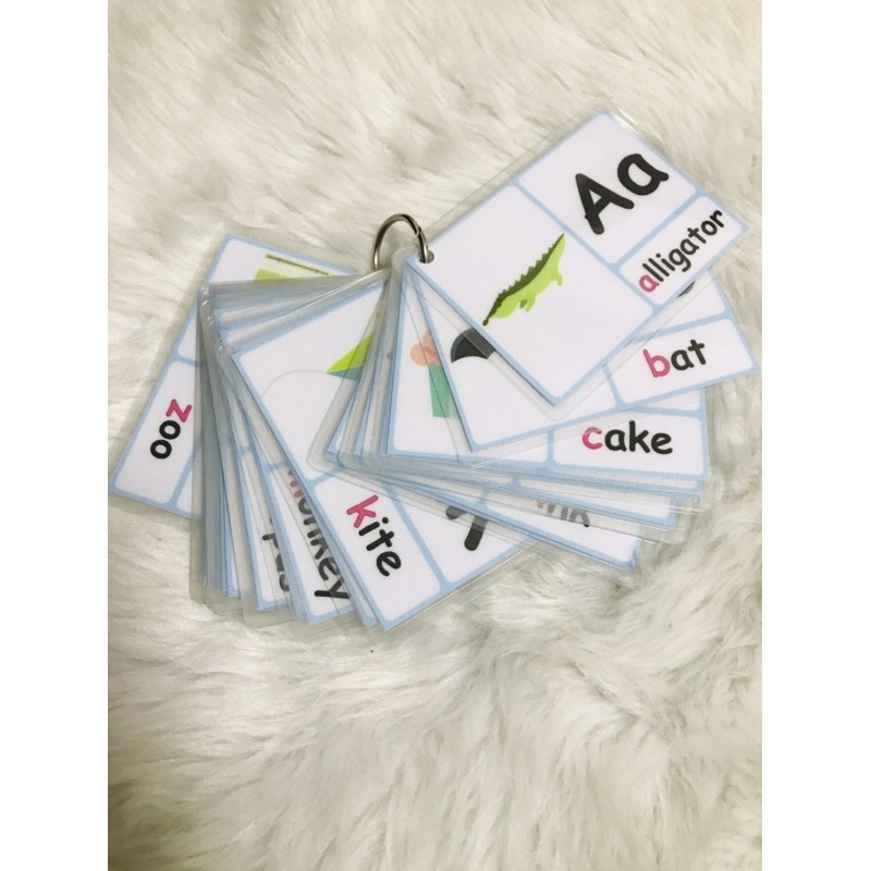 Laminated Alphabet Flashcards A-Z | Shopee Philippines