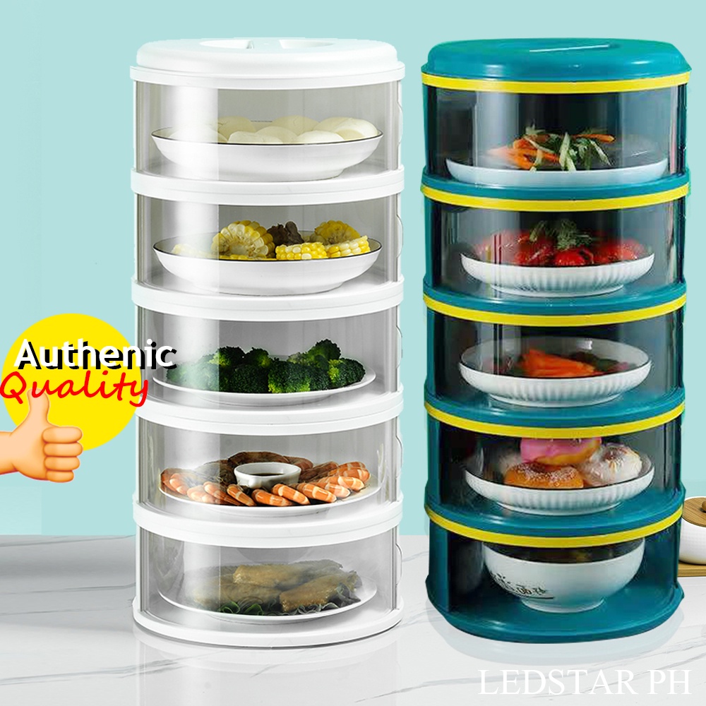 5 Layer Household Multi-layer Food Storage Box Anti-flies Insulation ...