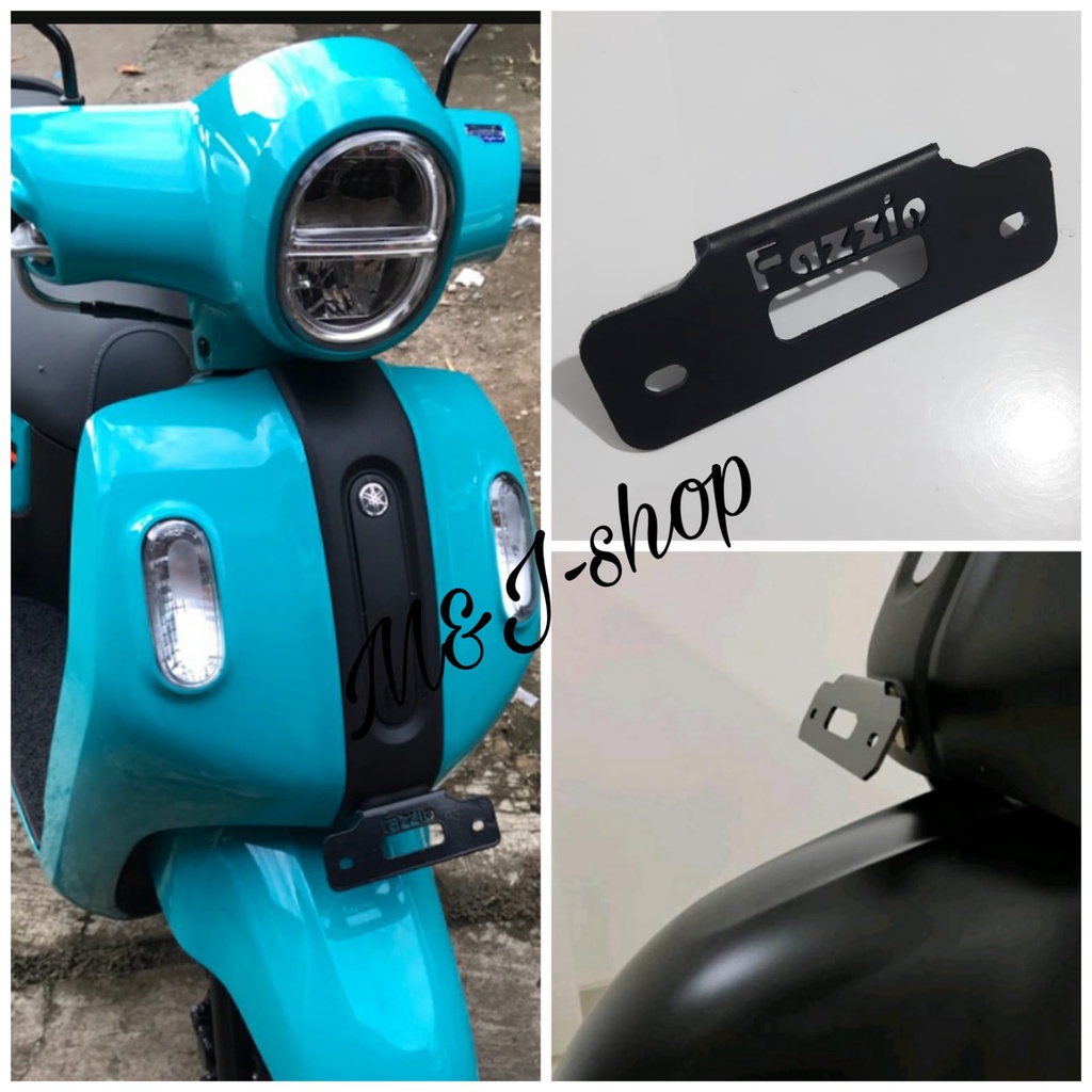 Front Nopol Yamaha Fazzio Front Number Plate Holder Yamaha Fazzio ...