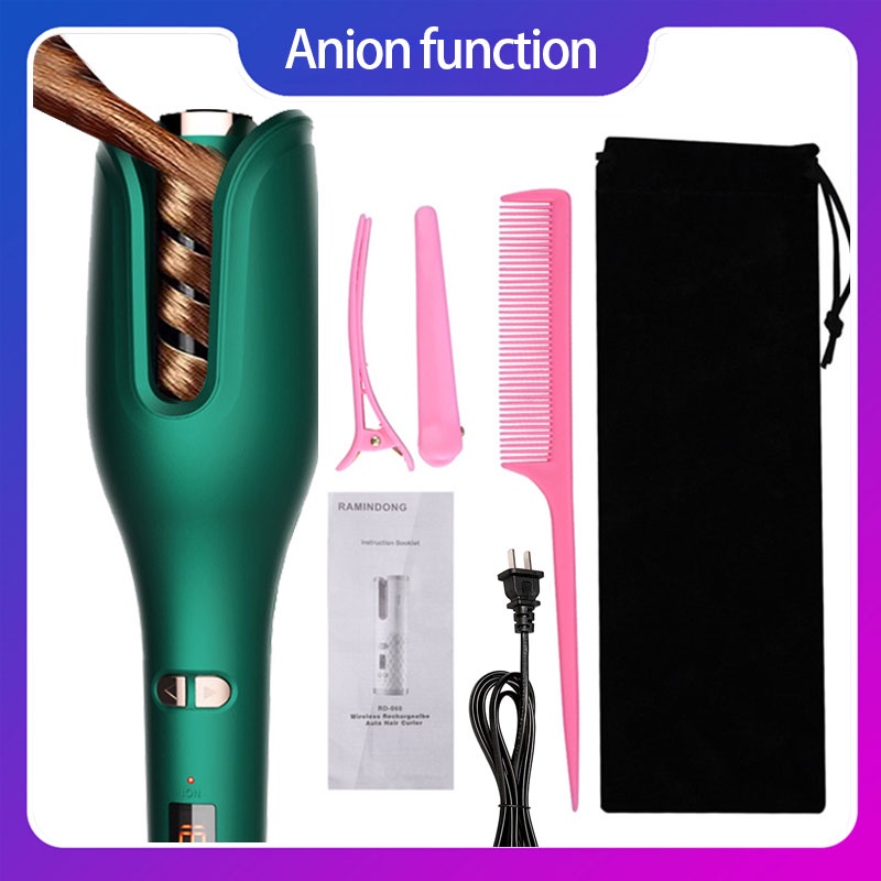 Automatic Hair Curler Tourmaline Ceramic Comp Hair Twister Electric Hair Curler Anion | Shopee ...