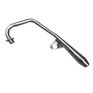 TMX 125 Alpha Bullet Pipe Type Muffler for Tmx 125 for Chrome Stock ...