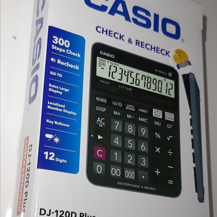 Casio DJ-120D Plus 12 Digit Calculator - Lynderm Store